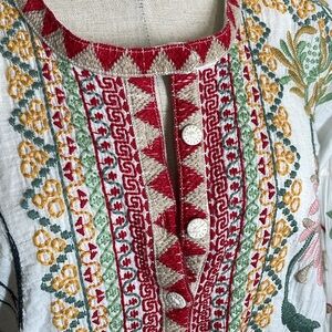 Johnny Was | Tops | Johnny Was Mishti Embroidered Boho Folk Art Top ...